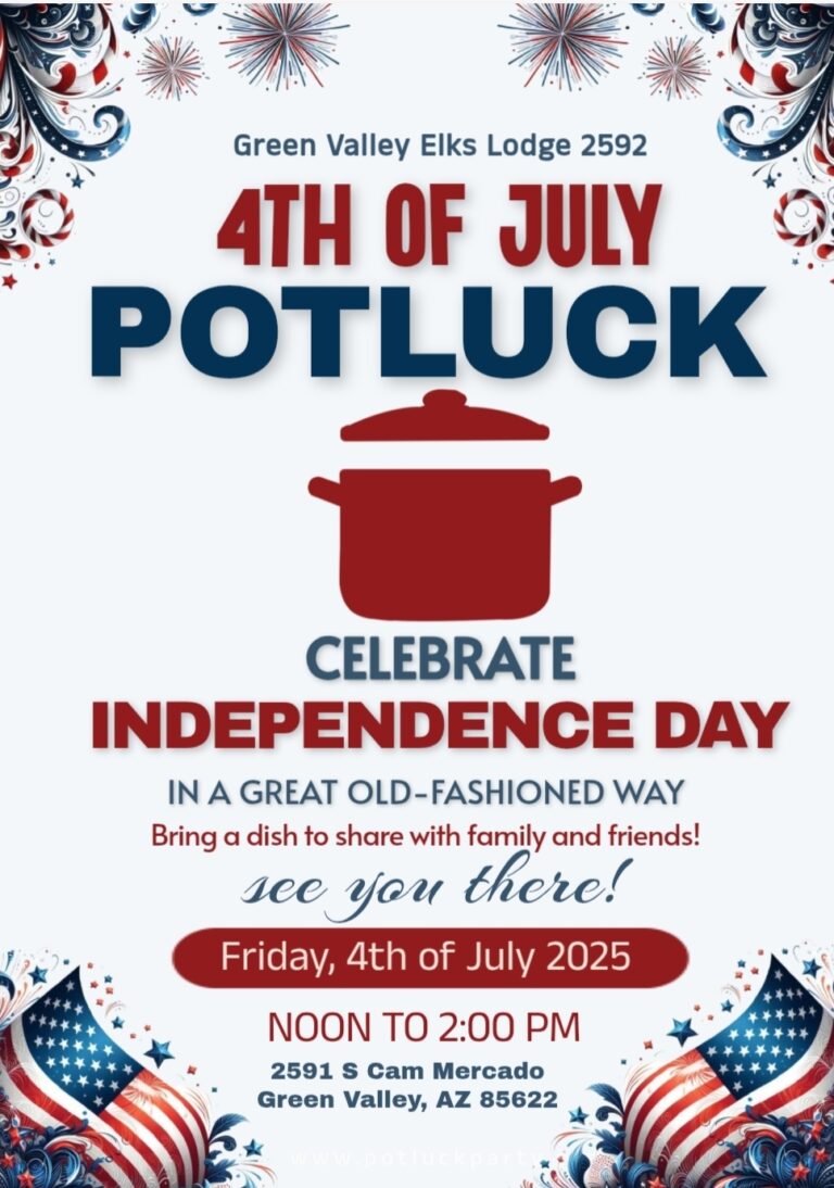 Independence Day Potluck - Green Valley Elks 2592